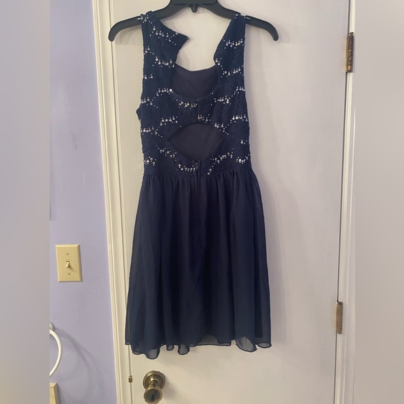 Dresses | Short Navy Blue Dress | Poshmark